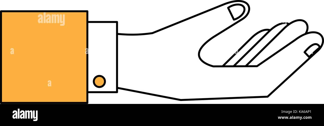 extended business hand Stock Vector Image & Art - Alamy