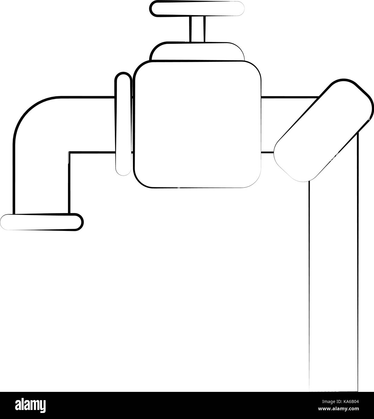 faucet water dripping Stock Vector Image & Art - Alamy