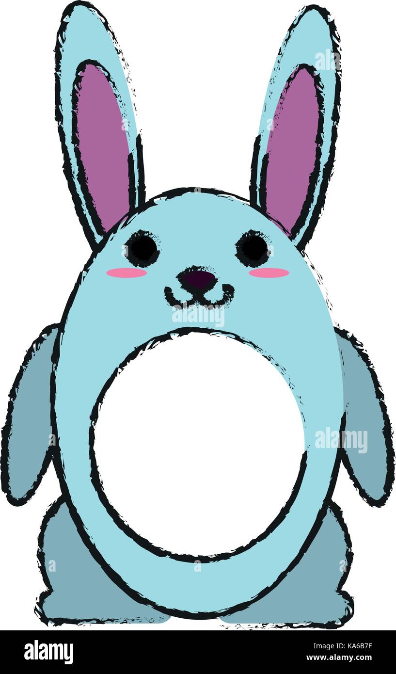 pet rabbit smiling Stock Vector Image & Art - Alamy