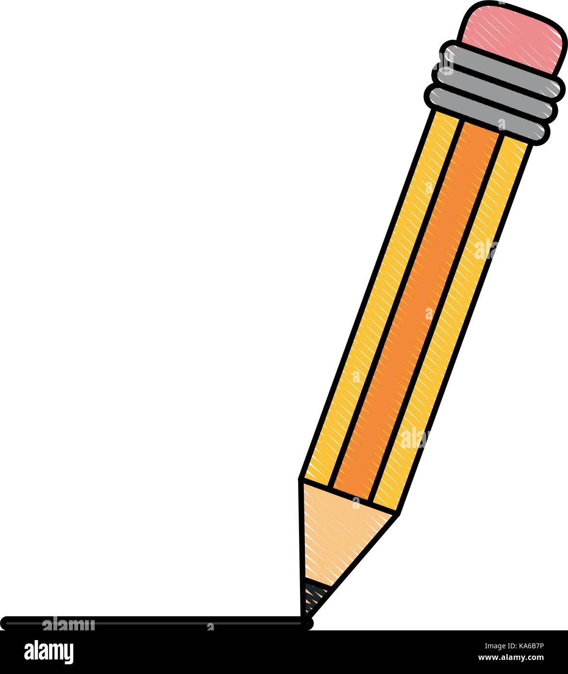 pencil scholar write Stock Vector Image & Art - Alamy