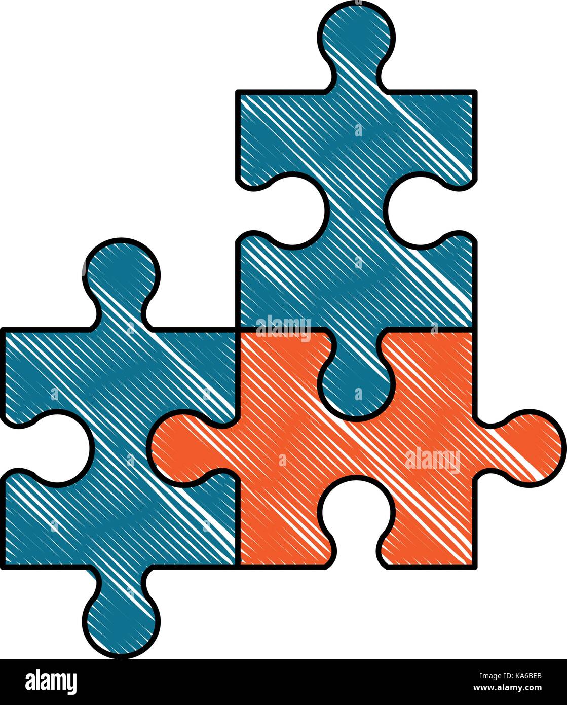 jigsaw puzzle pieces Stock Vector Image & Art - Alamy