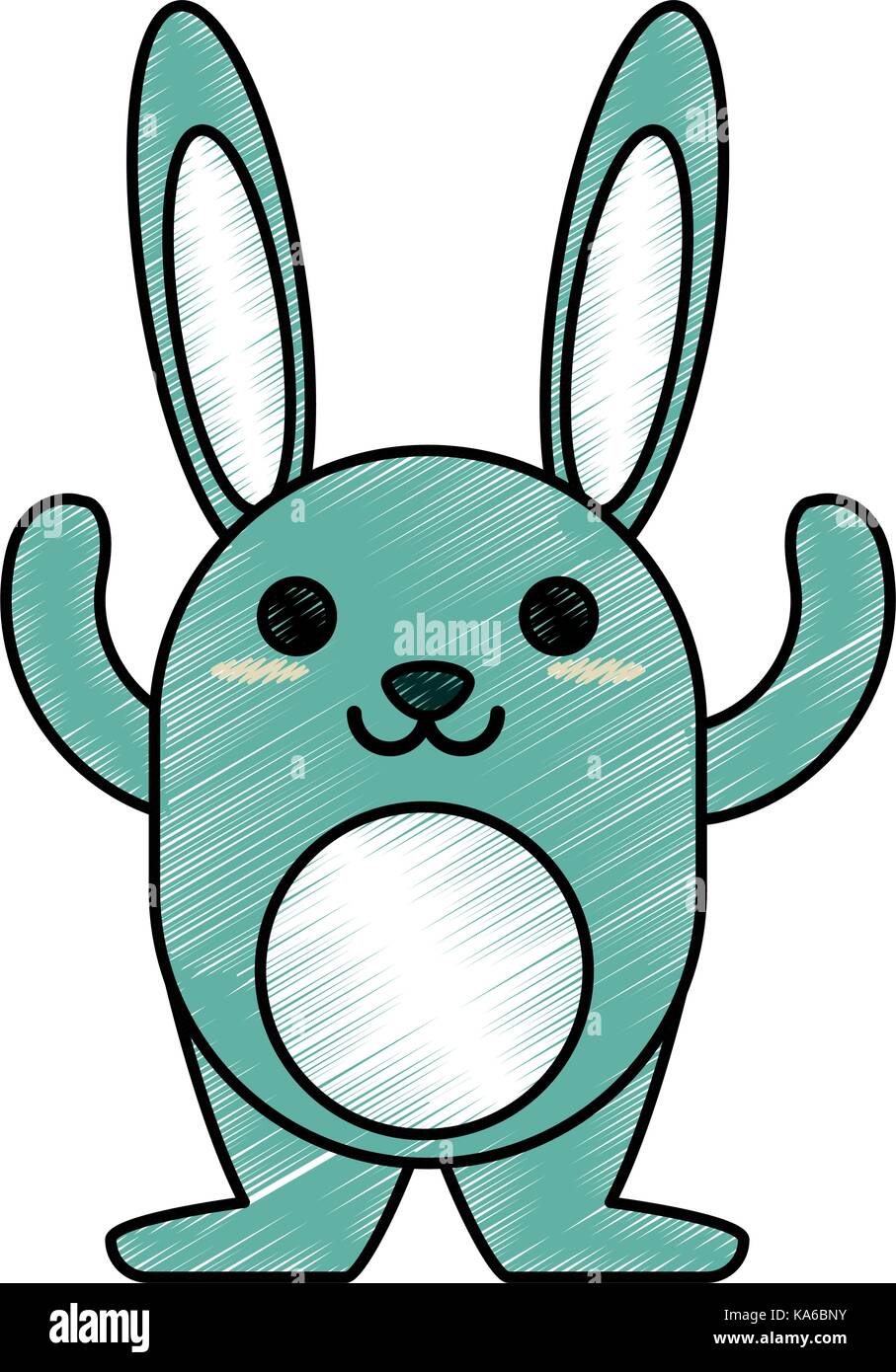 pet rabbit smiling Stock Vector Image & Art - Alamy