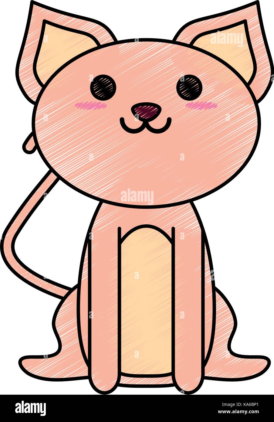 smiling pet cat Stock Vector Image & Art - Alamy