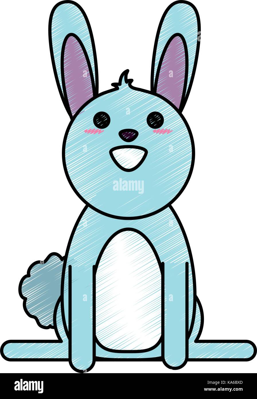 pet rabbit smiling Stock Vector Image & Art - Alamy