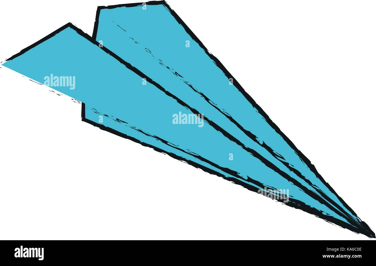 flight paper plane Stock Vector Image & Art - Alamy