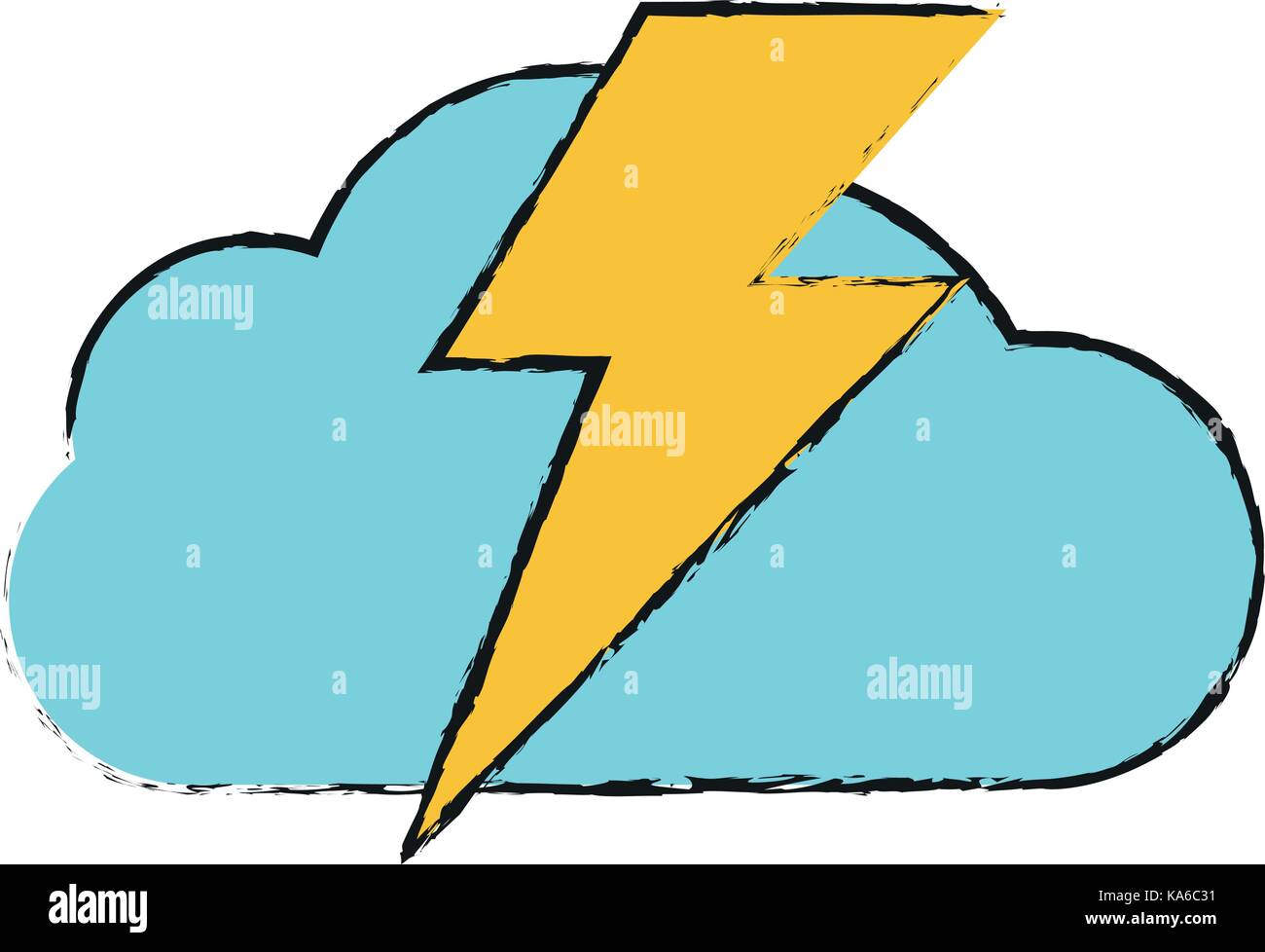 storm electric cloud Stock Vector Image & Art - Alamy