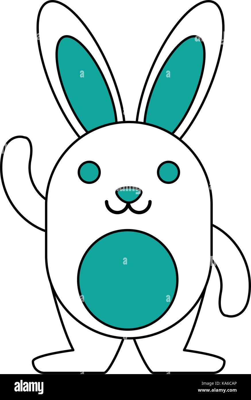 pet rabbit smiling Stock Vector Image & Art - Alamy