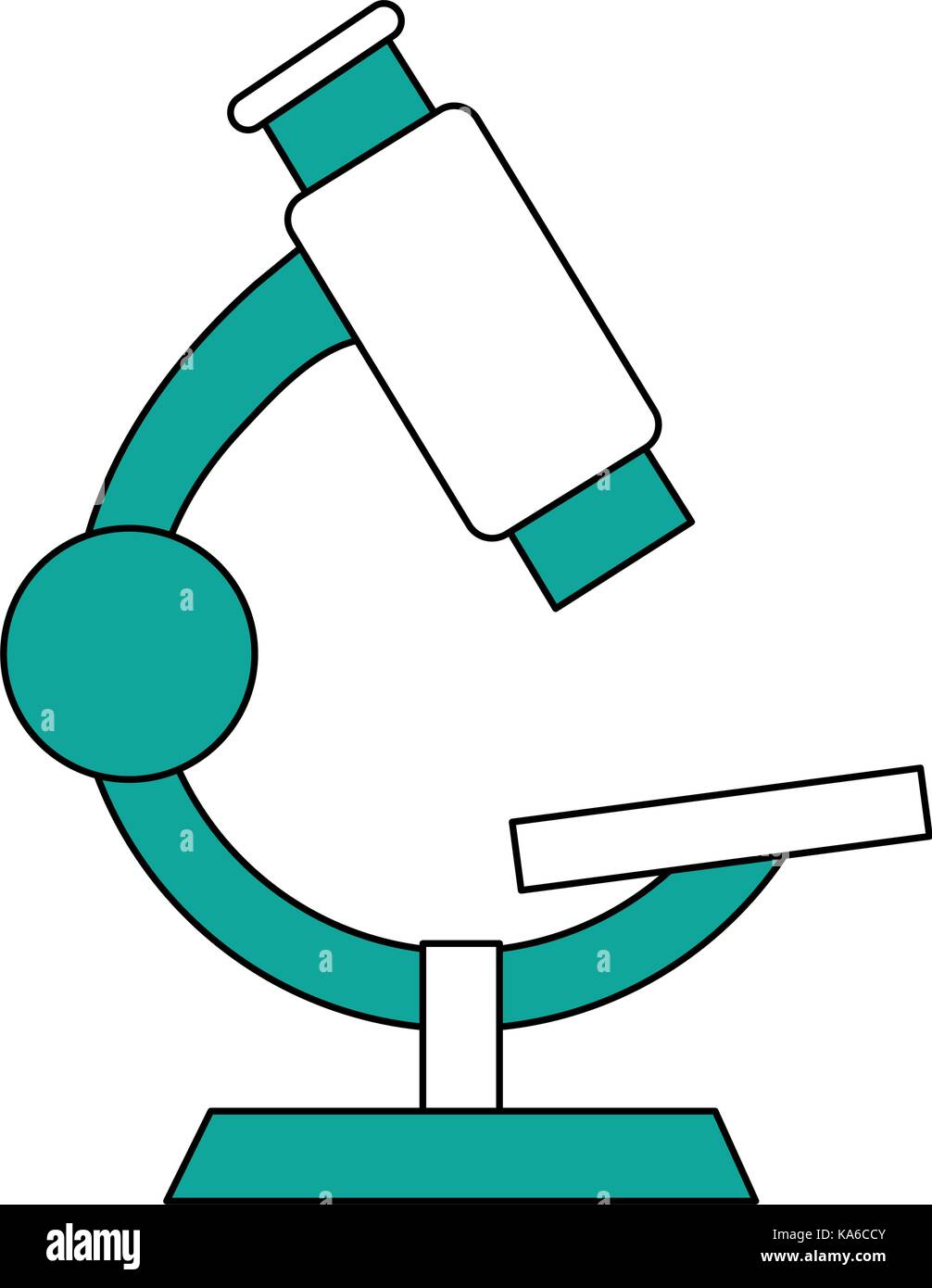 science microscope vector Stock Vector Image & Art - Alamy