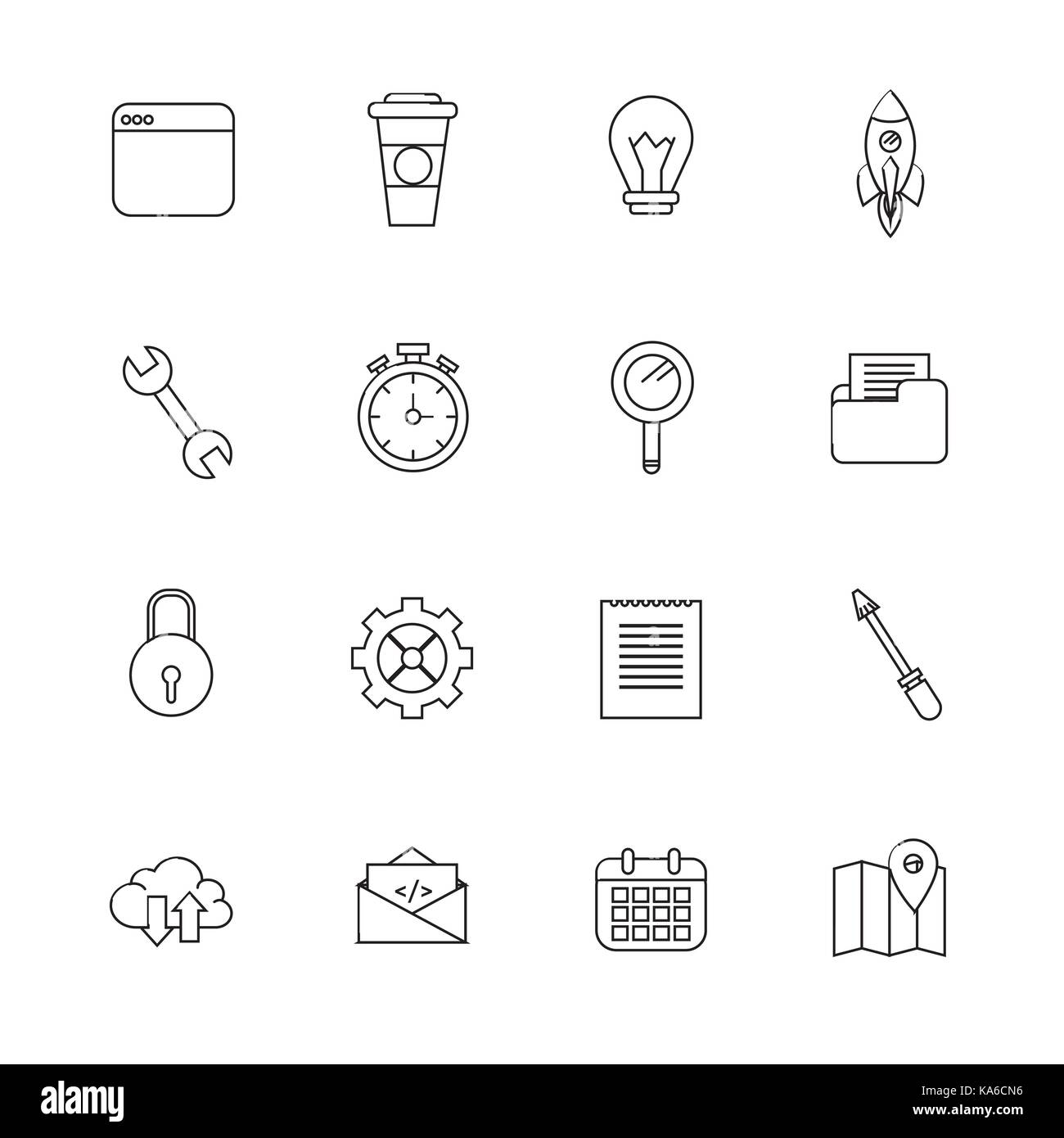 Coder symbol Black and White Stock Photos & Images - Alamy