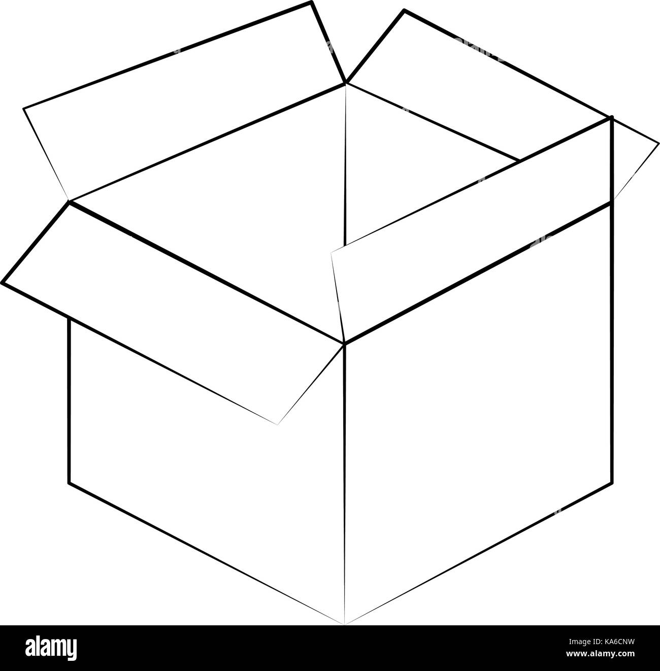 Package symbols Black and White Stock Photos & Images - Alamy