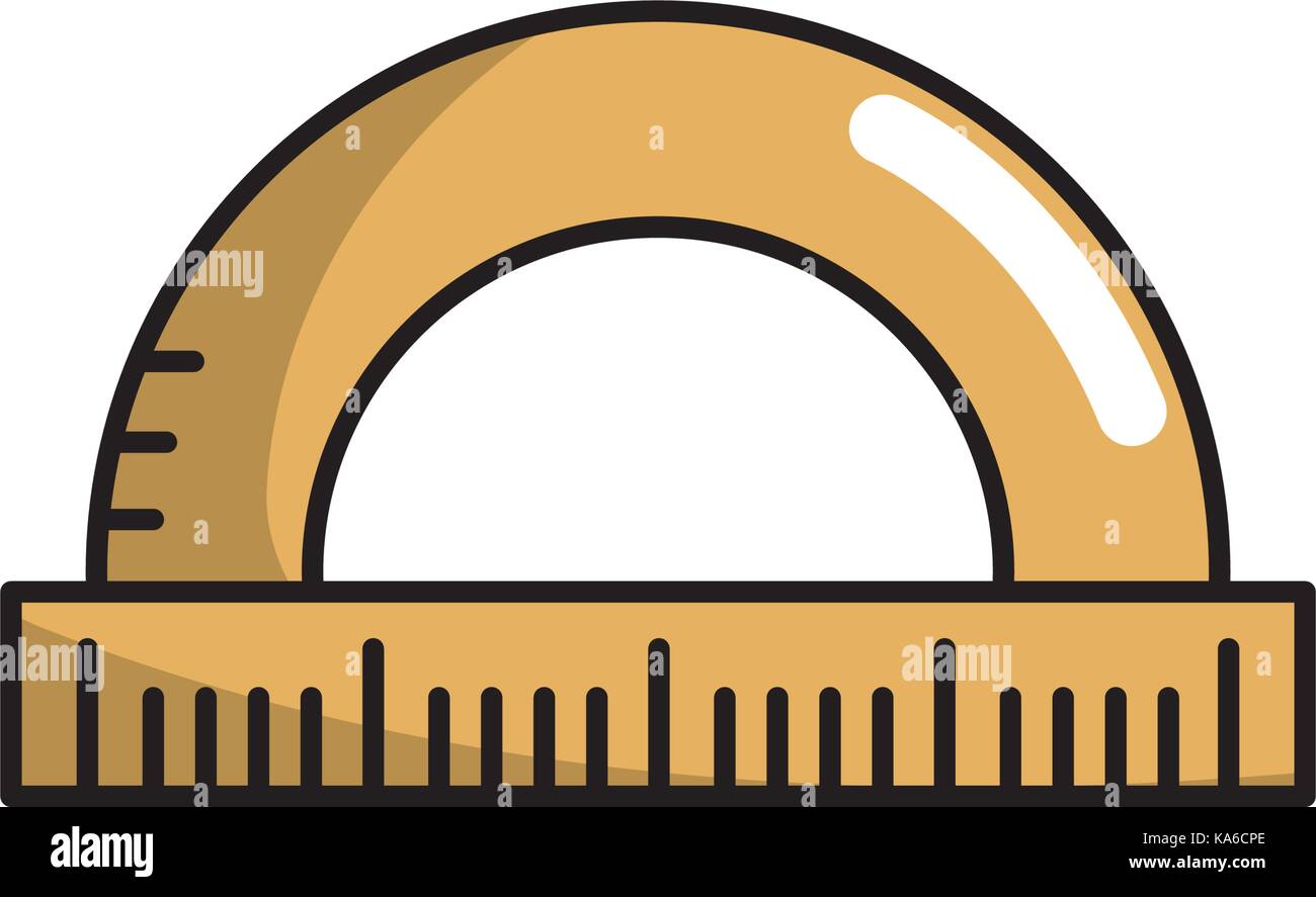 measuring ruler school tool design Stock Vector Image & Art - Alamy