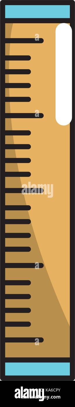 ruler school tool object design Stock Vector Image & Art - Alamy