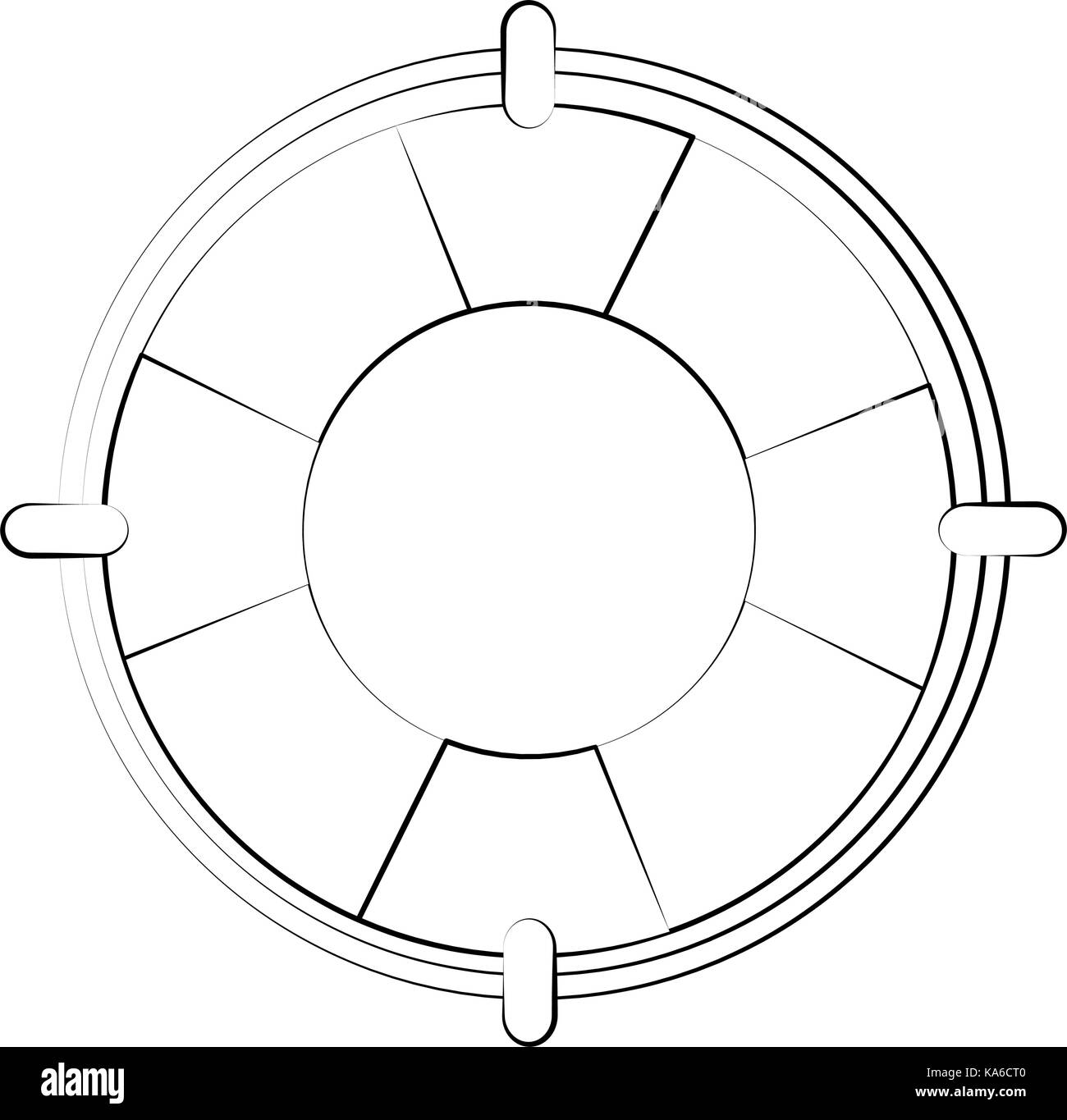 Floating lifebelt Stock Vector Images - Alamy