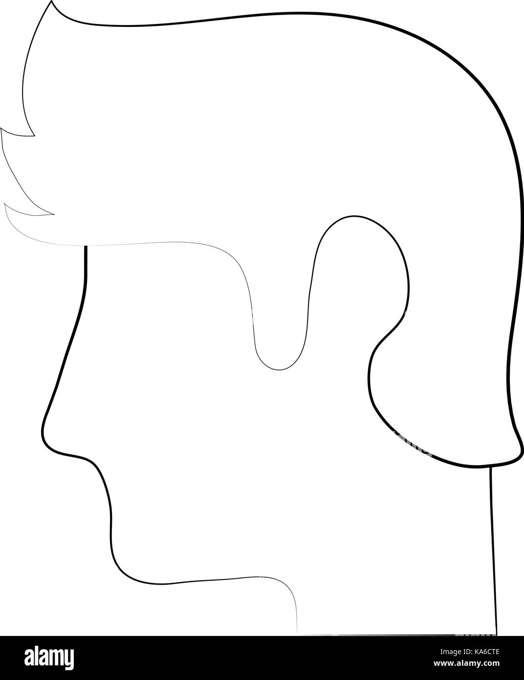 Faceless human character Stock Vector Image & Art - Alamy