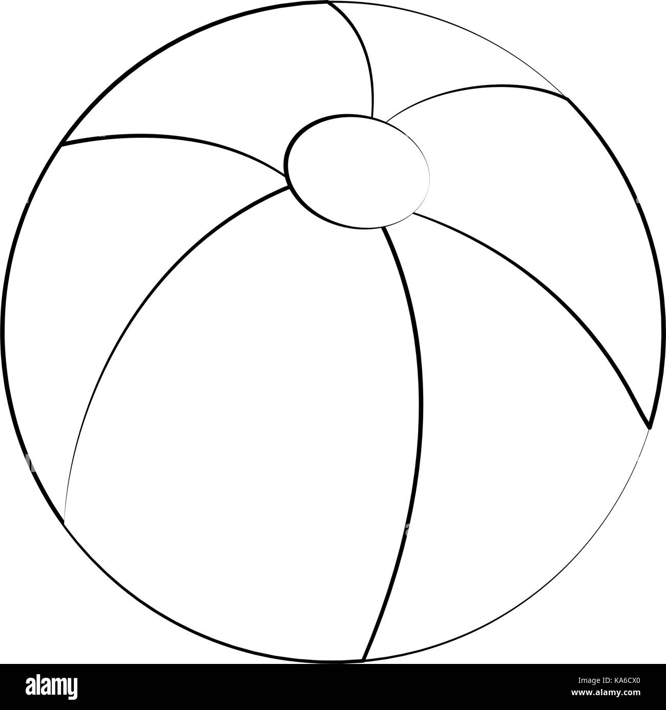 floating beach ball Stock Vector Image & Art - Alamy