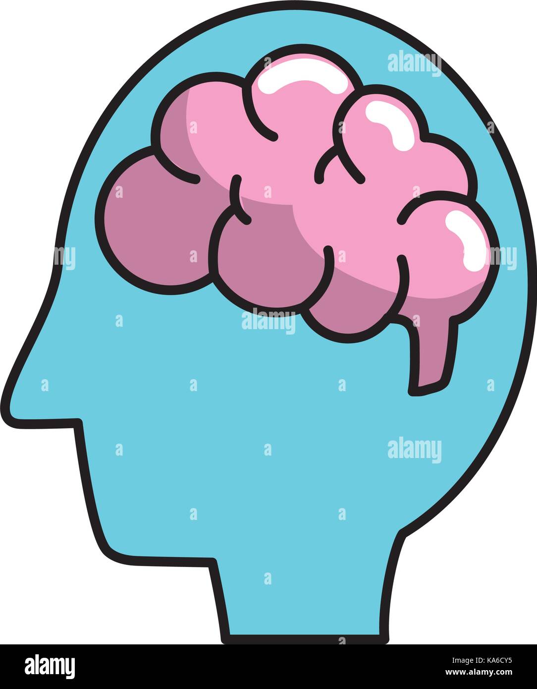 Brainy man Stock Vector Images - Alamy