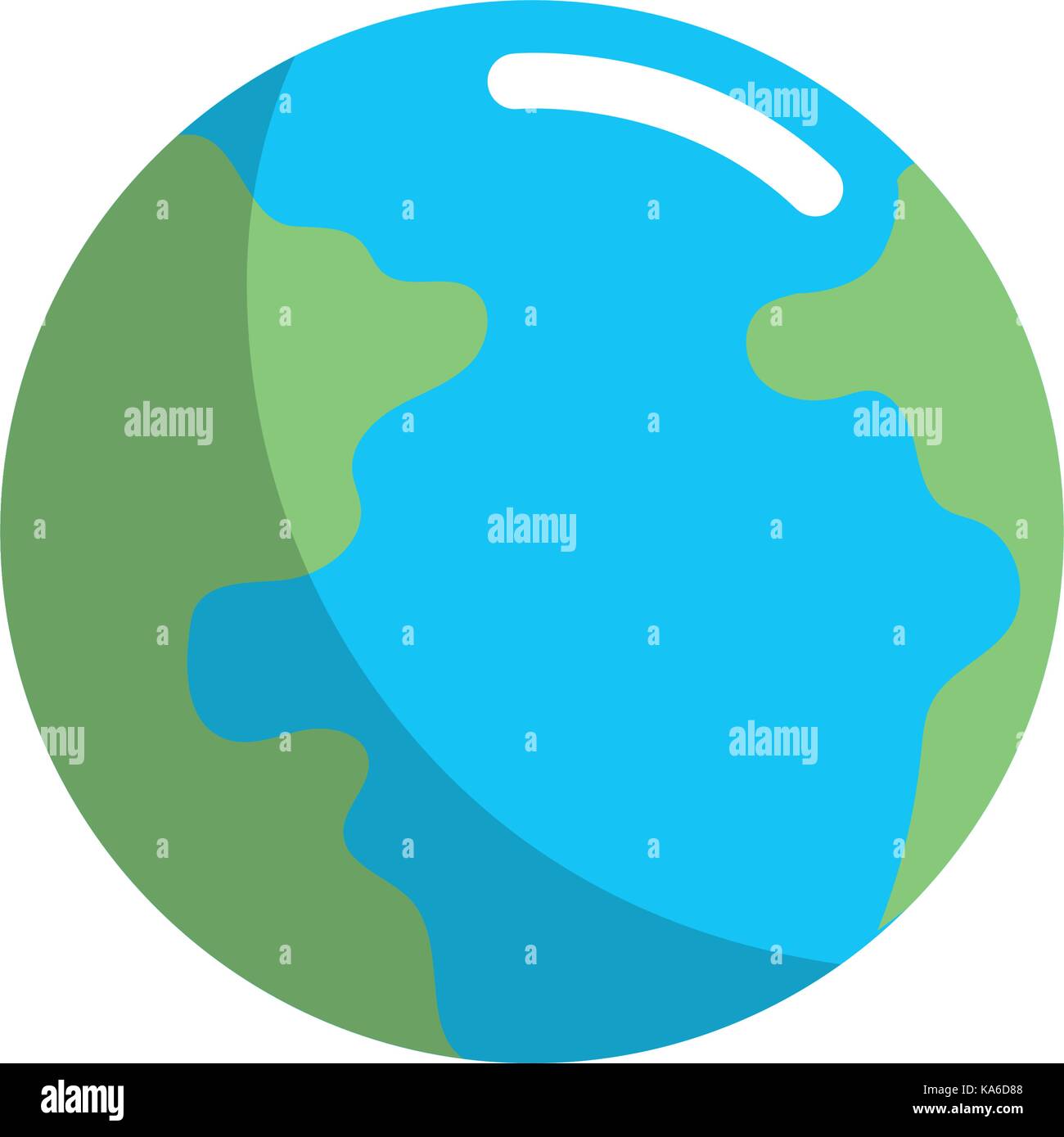 earth planet with geography ocean map Stock Vector Image & Art - Alamy