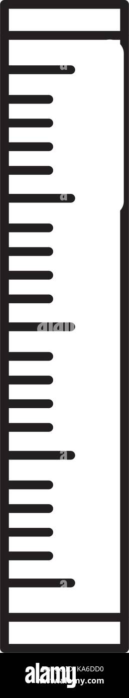 line ruler school tool object design Stock Vector Image & Art - Alamy