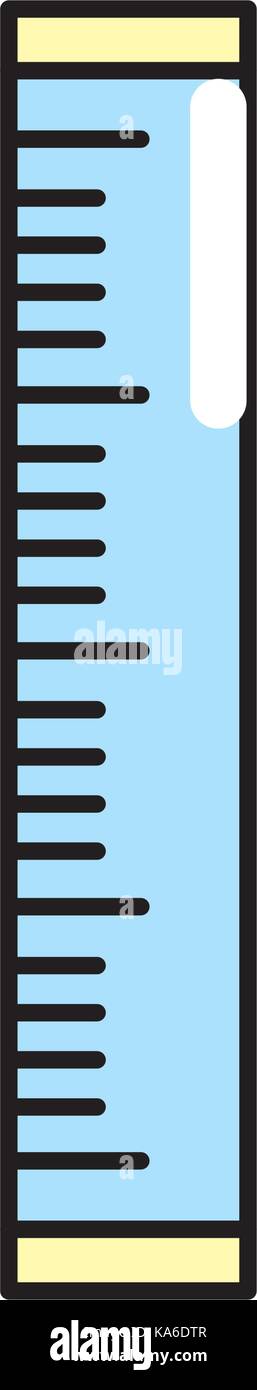 ruler school tool object design Stock Vector Image & Art - Alamy