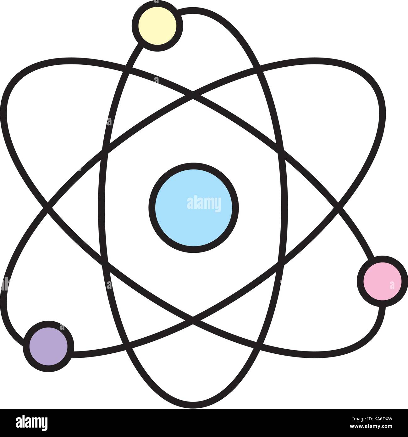 physics orbit chemistry science education Stock Vector Image & Art - Alamy