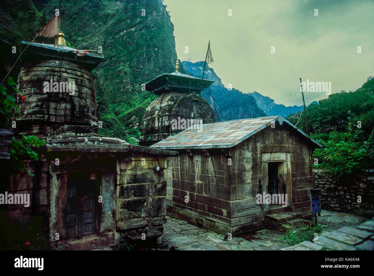 vishnu laxmi temple pandukeshwar, garhwal, uttarakhand, India, Asia ...