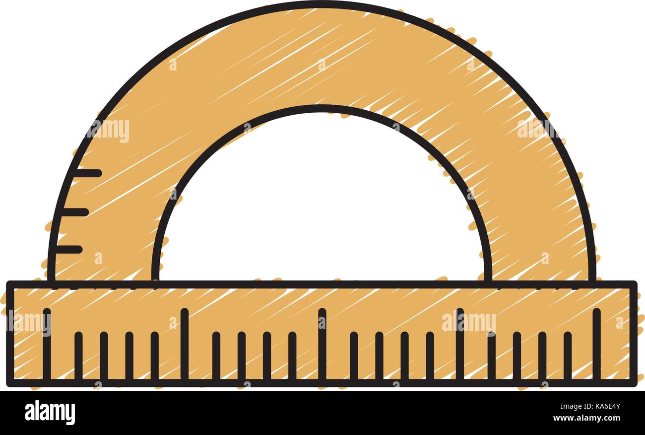 measuring ruler school tool design Stock Vector Image & Art - Alamy