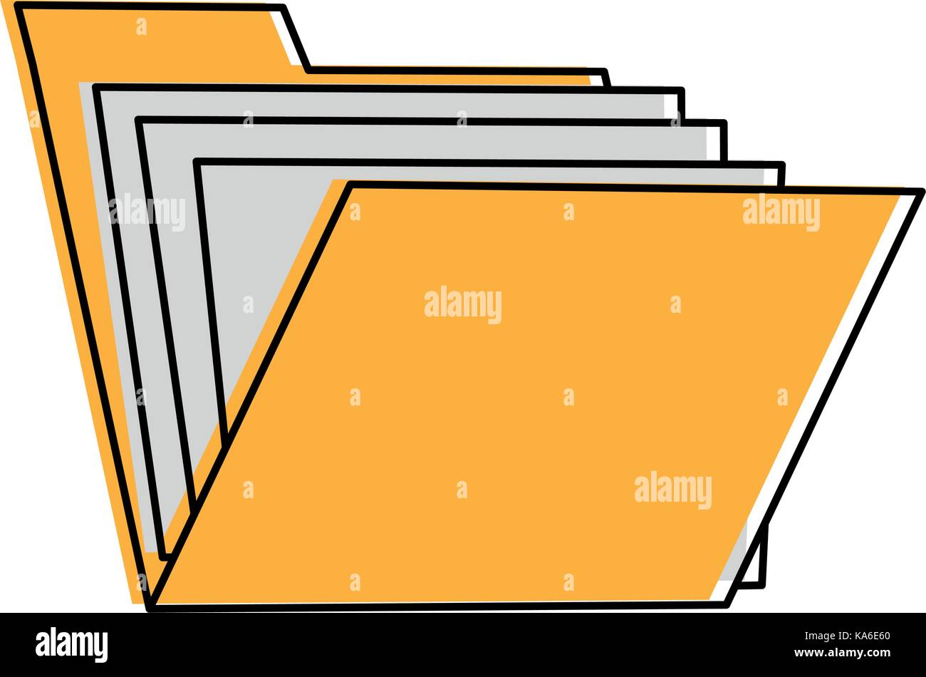 file folder icon image Stock Vector Image & Art - Alamy