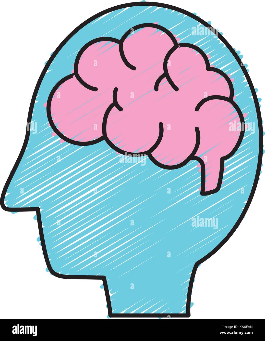 Brainy man Stock Vector Images - Alamy