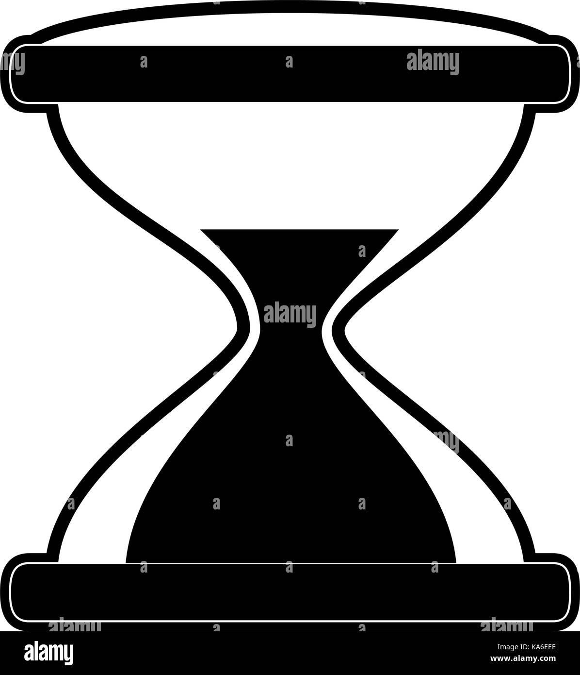 hourglass or sandglass time icon image Stock Vector Image & Art - Alamy