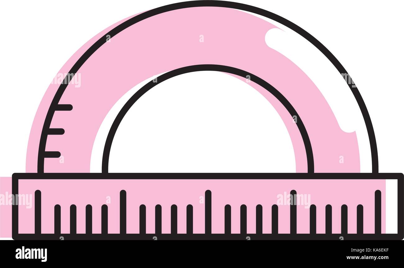 measuring ruler school tool design Stock Vector Image & Art - Alamy