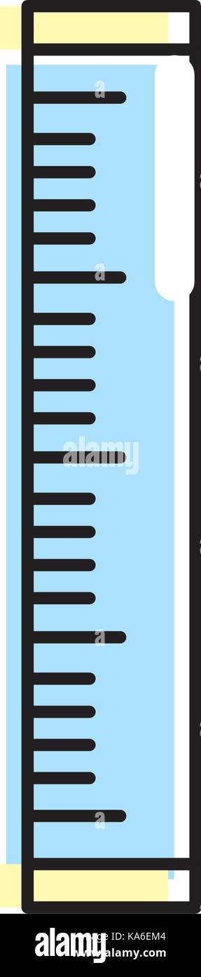 ruler school tool object design Stock Vector Image & Art - Alamy