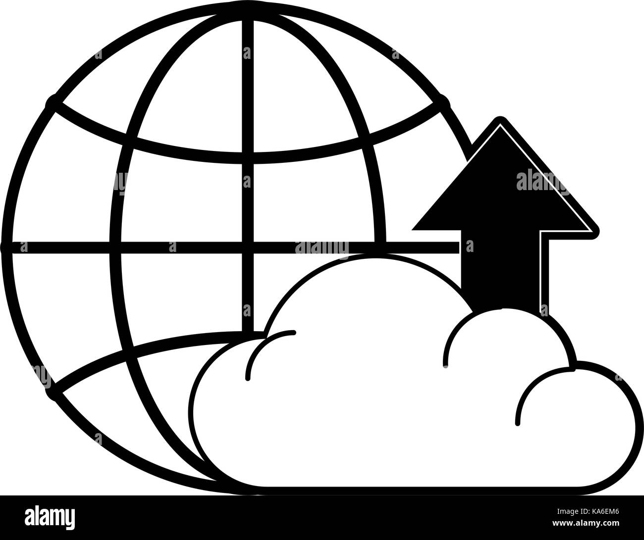 cloud storage icon image Stock Vector Image & Art - Alamy
