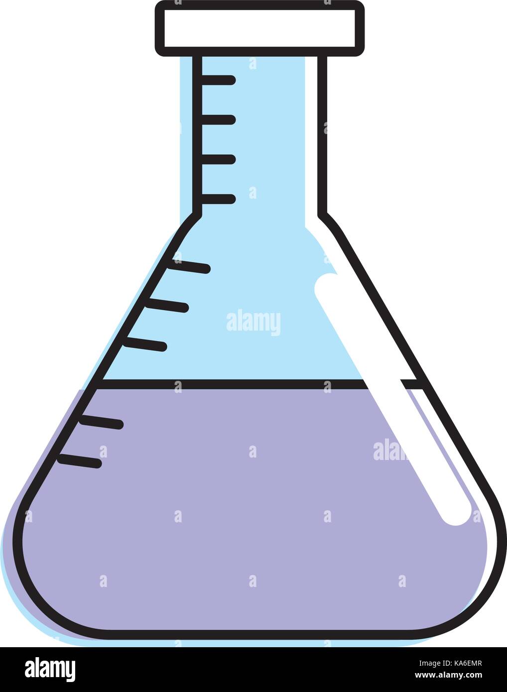 erlenmeyer flask to lab chemical design Stock Vector Image & Art - Alamy