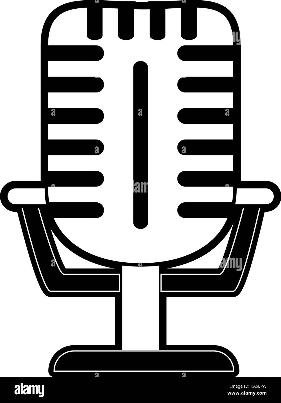vintage microphone icon image Stock Vector Image & Art - Alamy