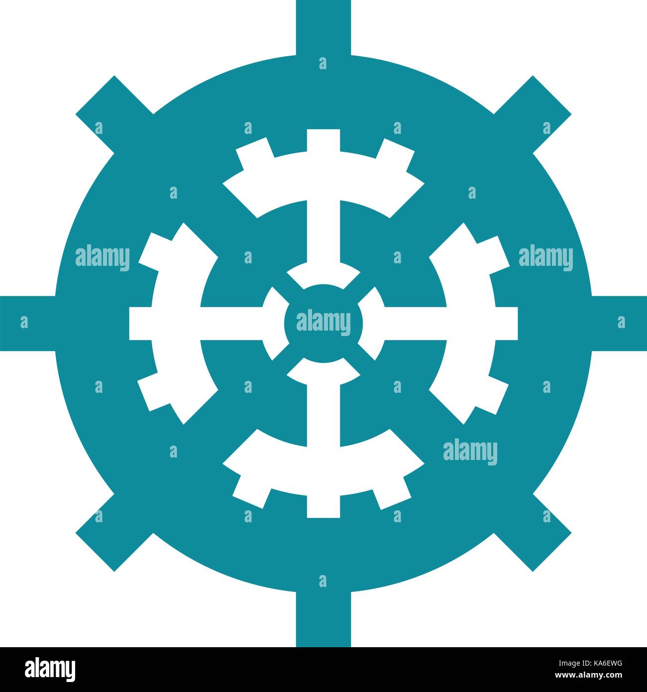 single gear icon image Stock Vector Image & Art - Alamy