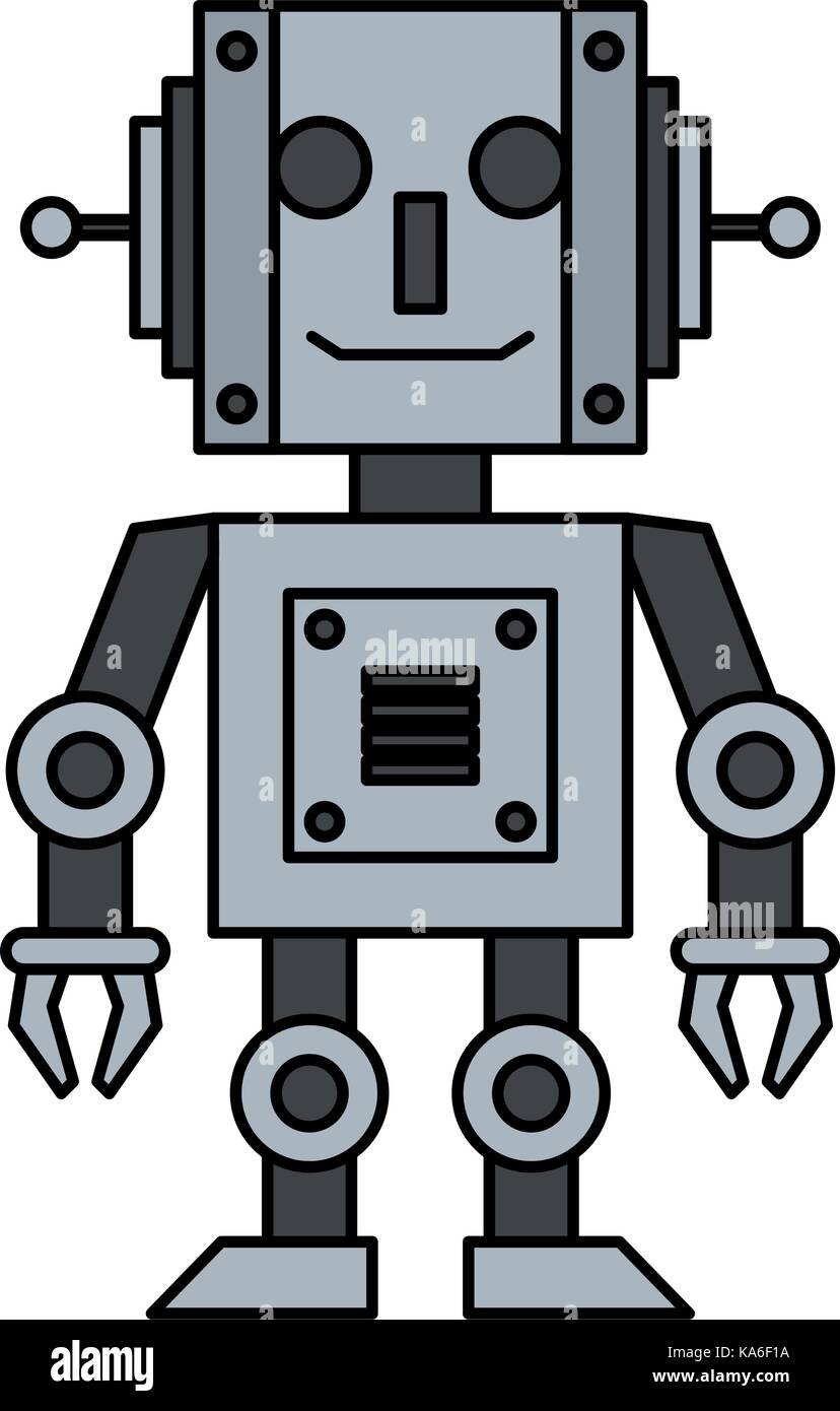 happy robot icon image Stock Vector Image & Art - Alamy