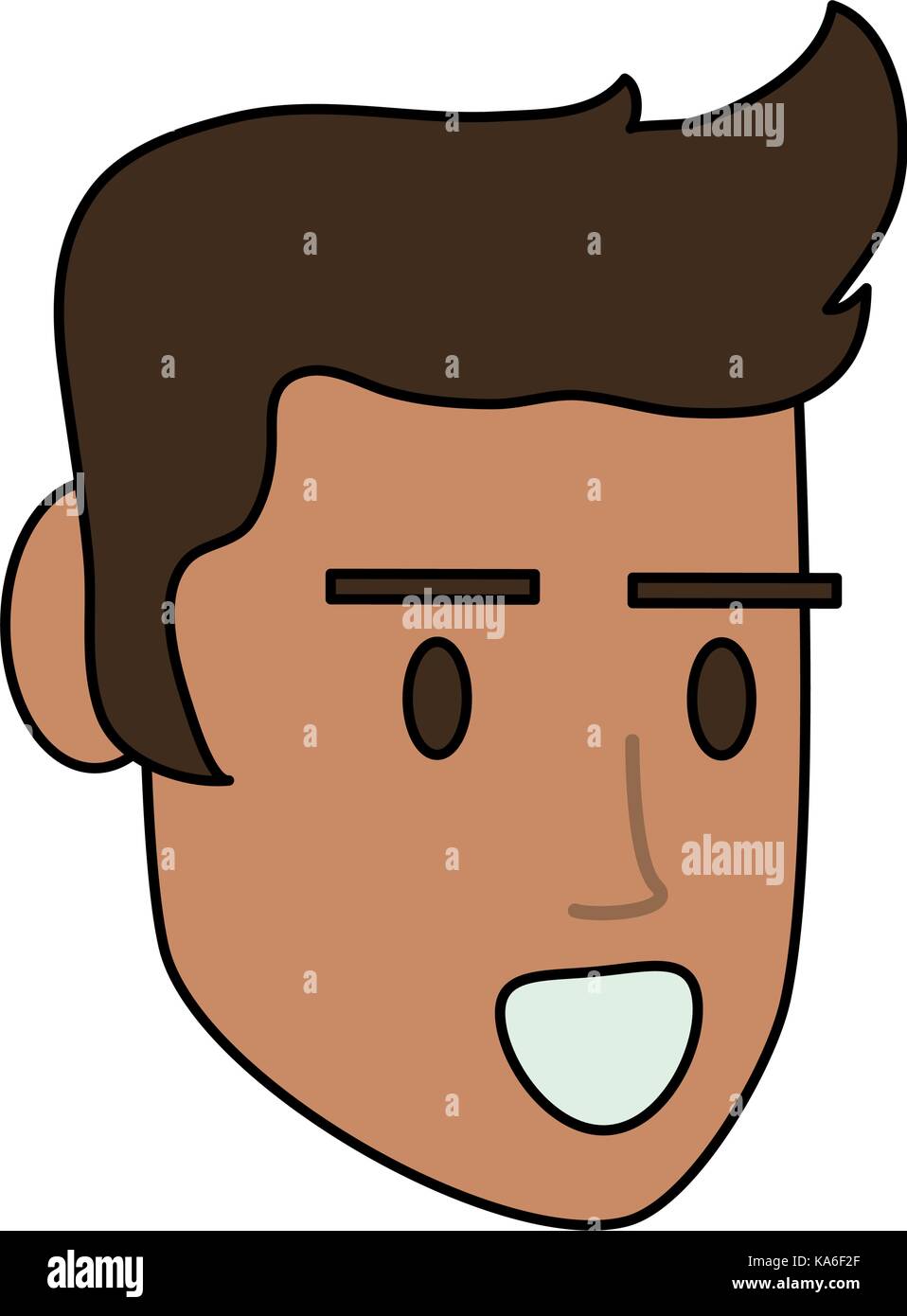 happy man face icon image Stock Vector Image & Art - Alamy