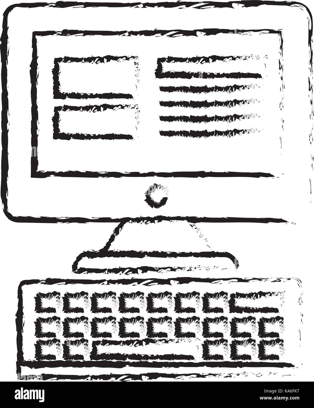 Figure of electronics Stock Vector Images - Alamy