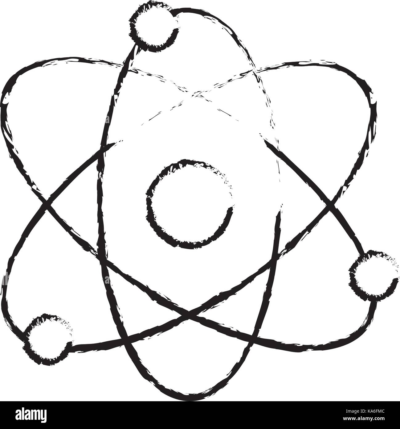 figure physics orbit chemistry science education Stock Vector Image ...