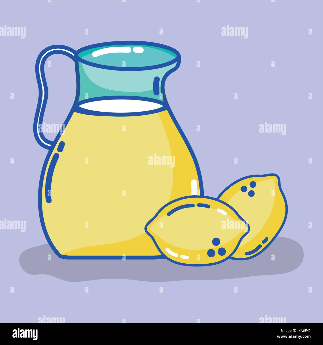 delicious jar juice beverage to refresh Stock Vector Image & Art - Alamy