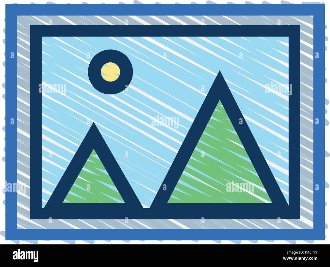 nice frame picture art design Stock Vector Image & Art - Alamy