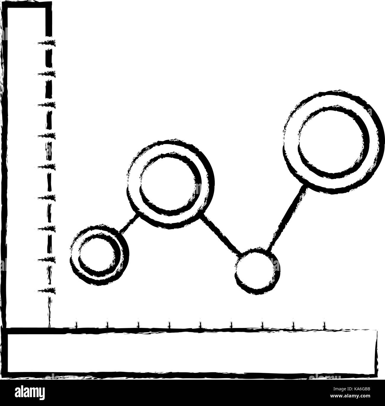 figure statistics graphic diagram with data line Stock Vector Image ...