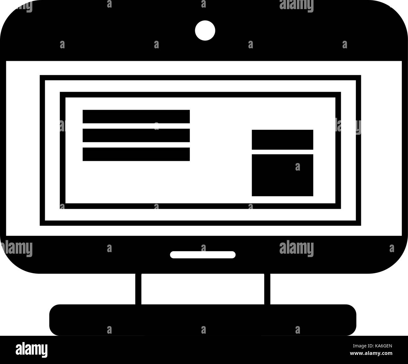 contour computer technology with document data information Stock Vector ...
