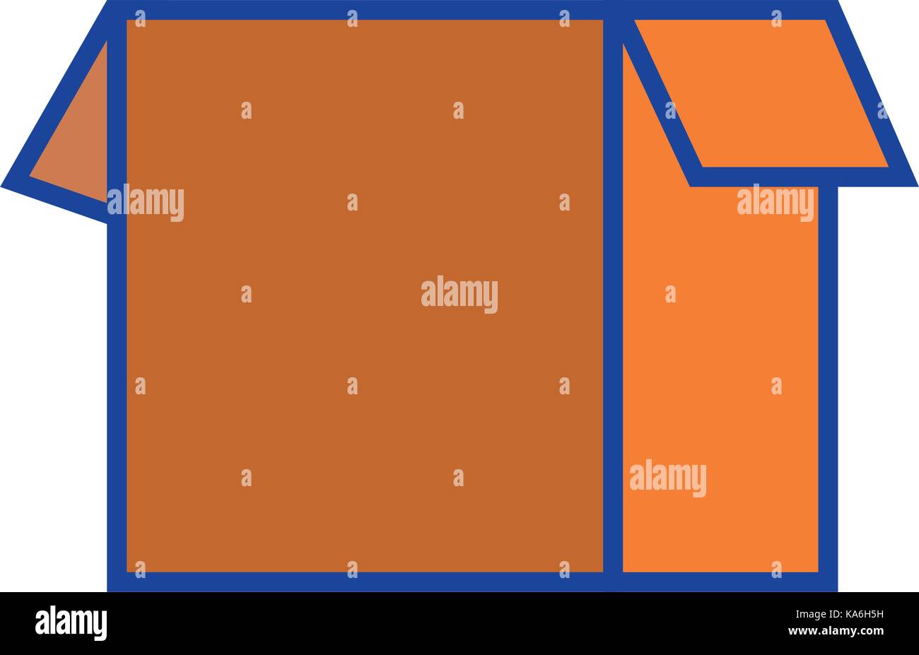 box package open object design Stock Vector Image & Art - Alamy