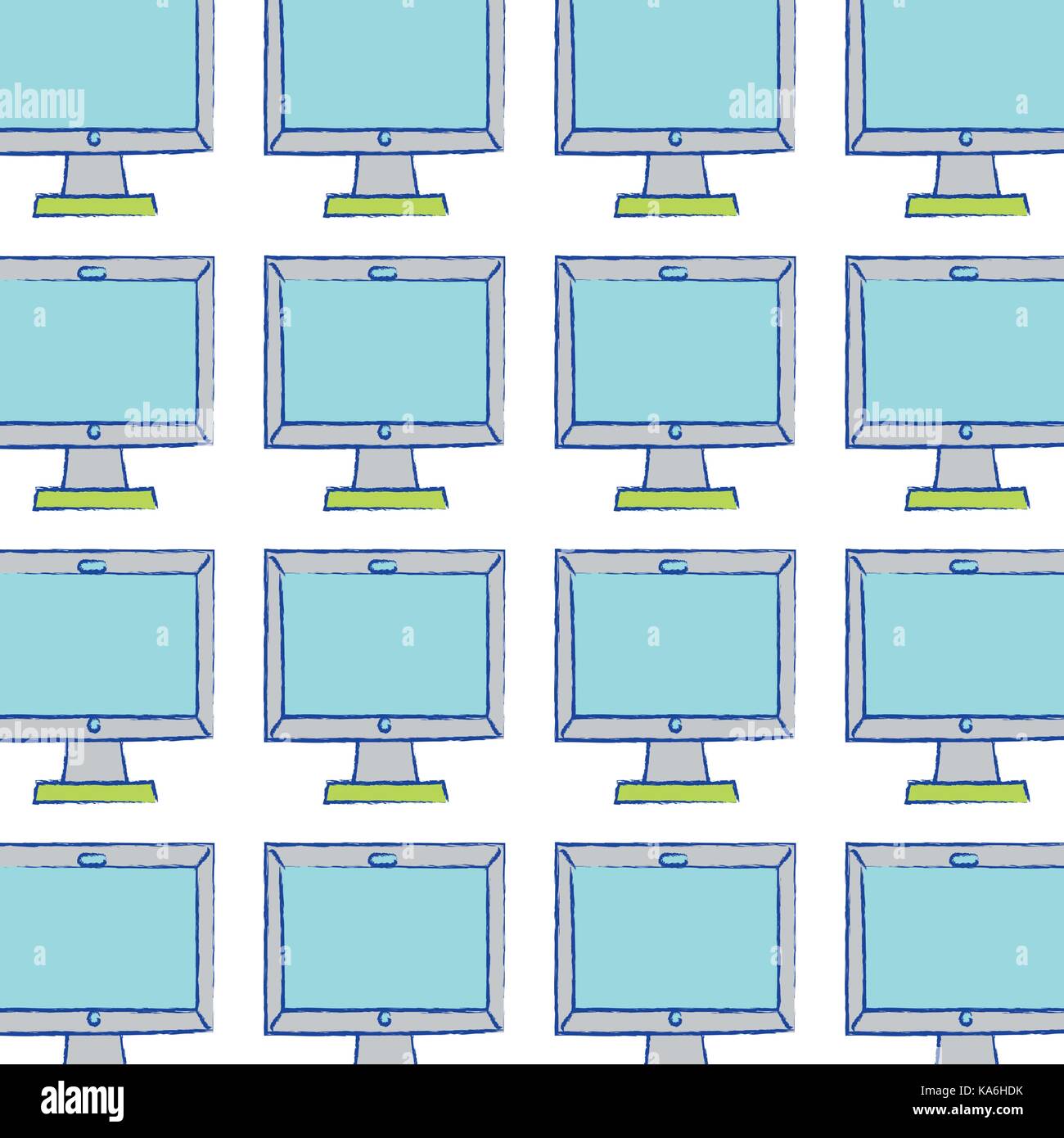 technology screen electronic equipment background design Stock Vector ...