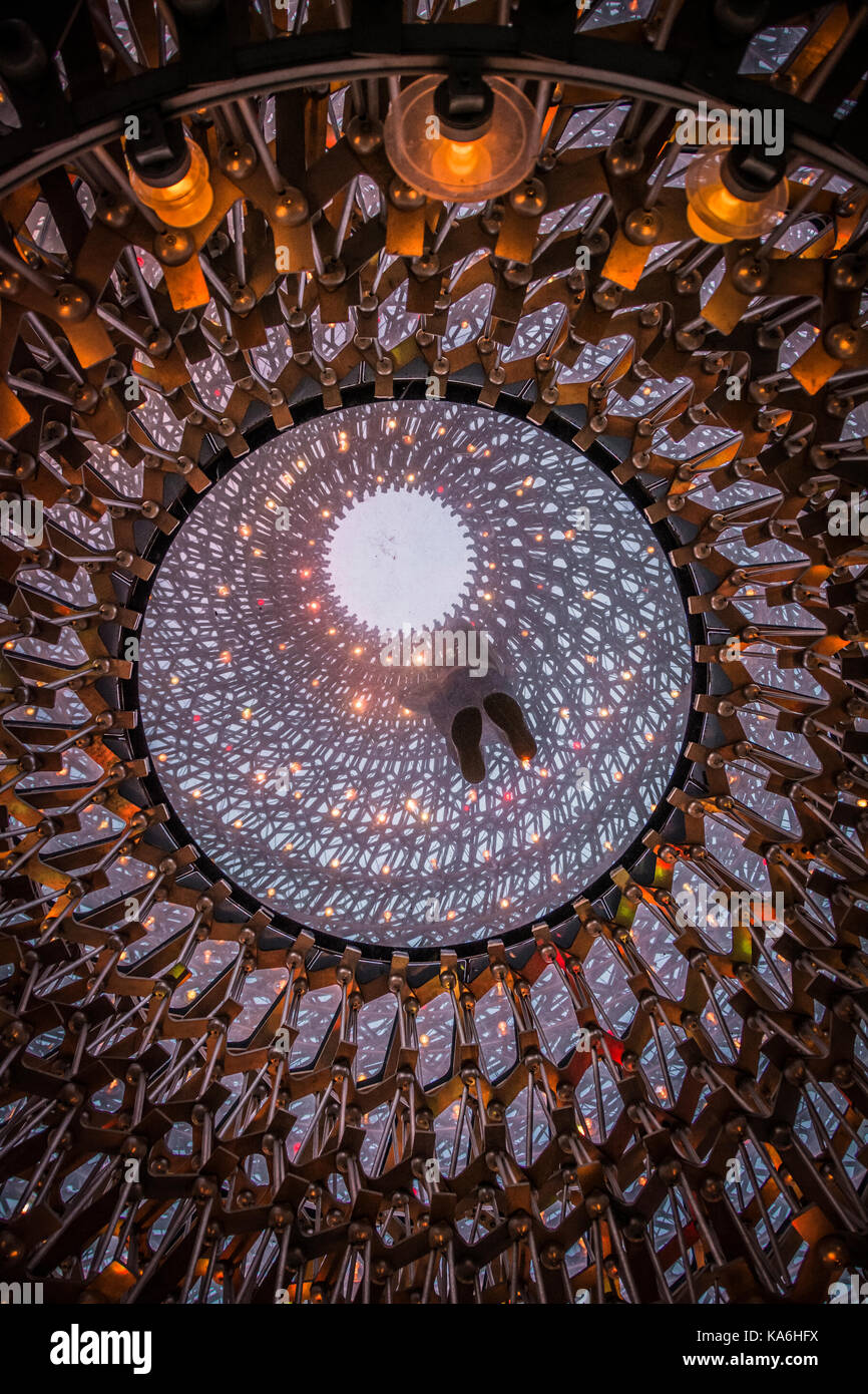 The Hive installation by Wolfgang Buttress in Kew Gardens. The gardens ...
