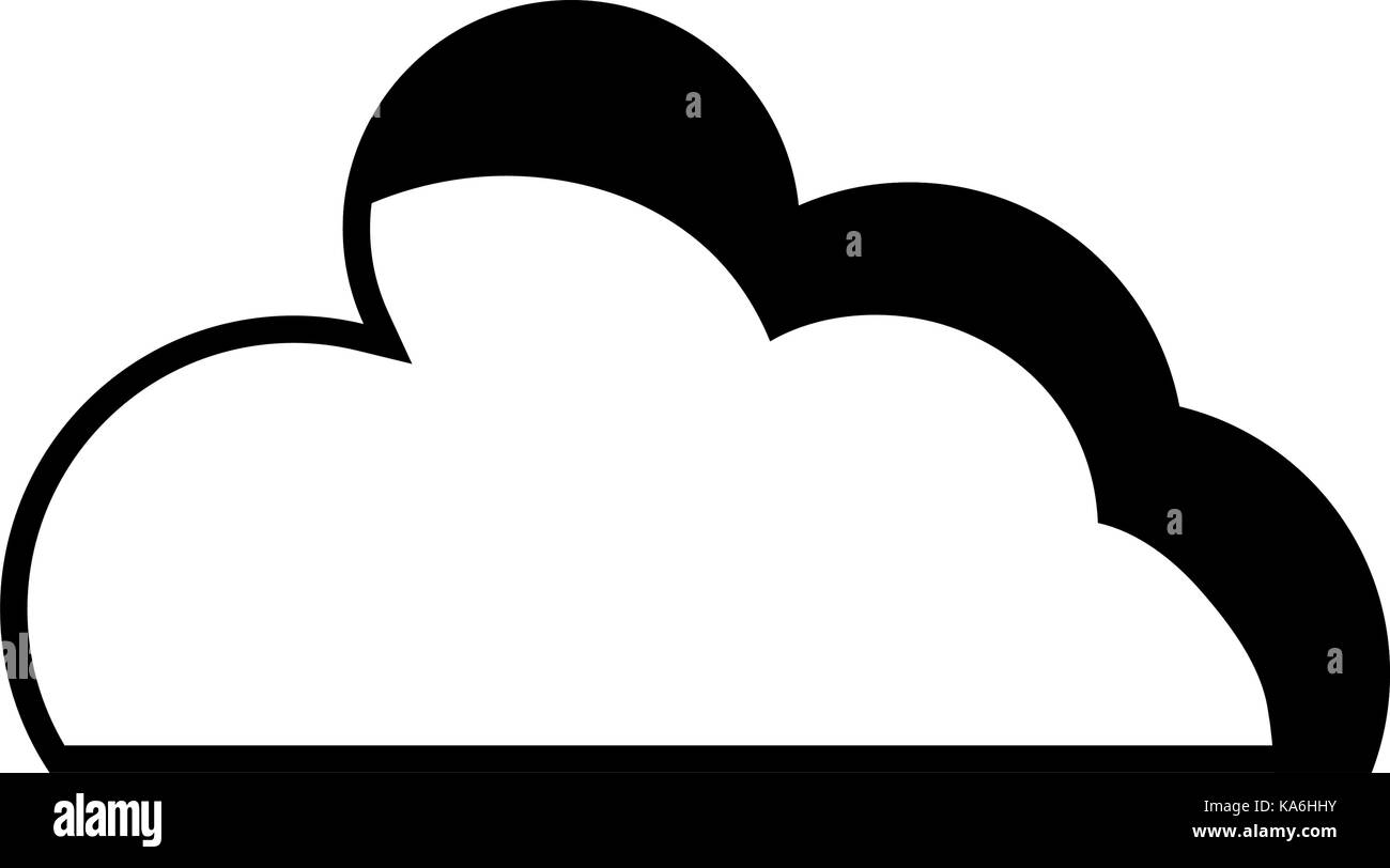 contour nice cloud natural weather design Stock Vector Image & Art - Alamy