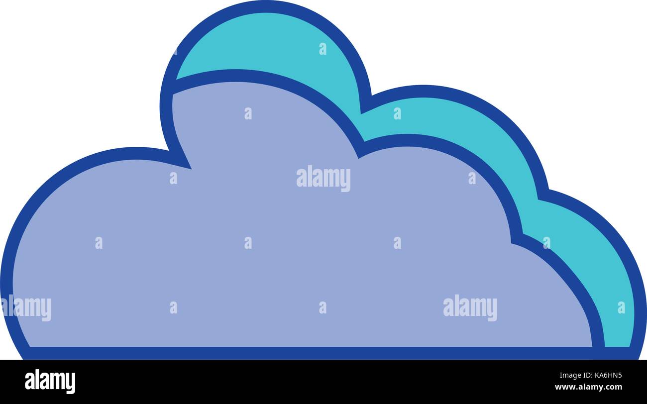 nice cloud natural weather design Stock Vector Image & Art - Alamy