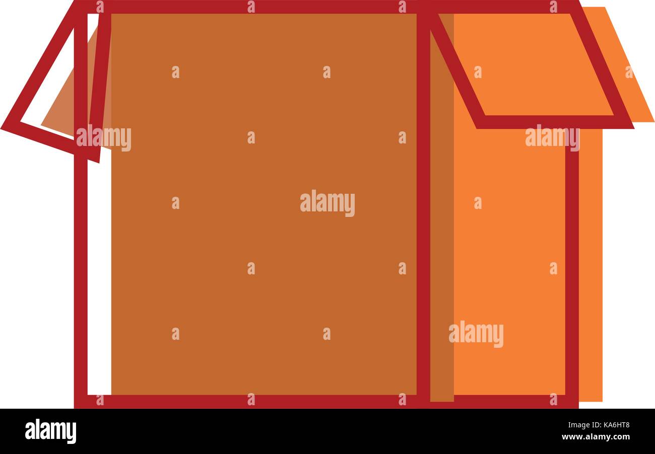 box package open object design Stock Vector Image & Art - Alamy