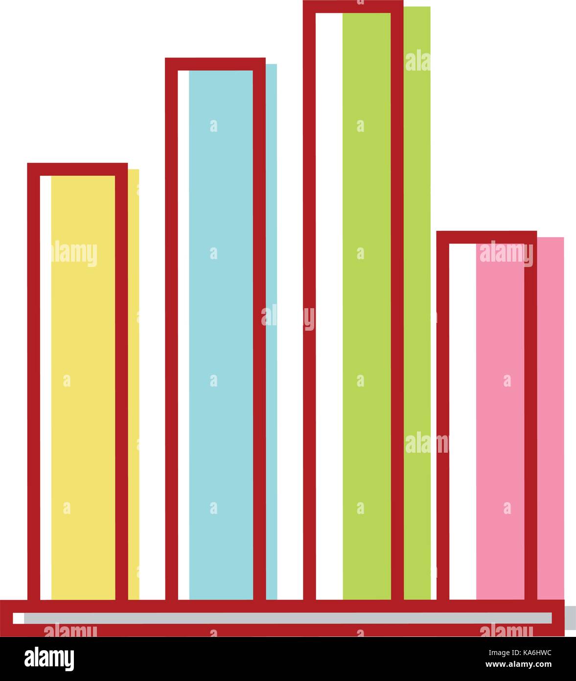 statistics graphic bar diagram design Stock Vector Image & Art - Alamy